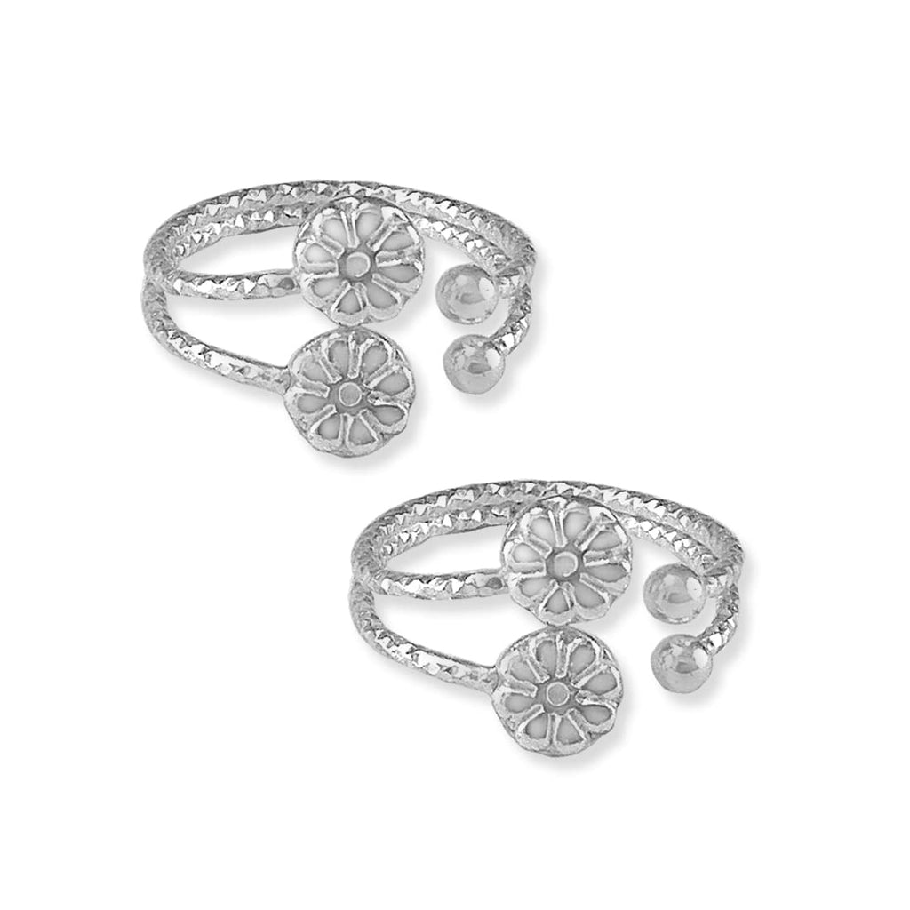 Taraash silver toe rings for women pure silver 925